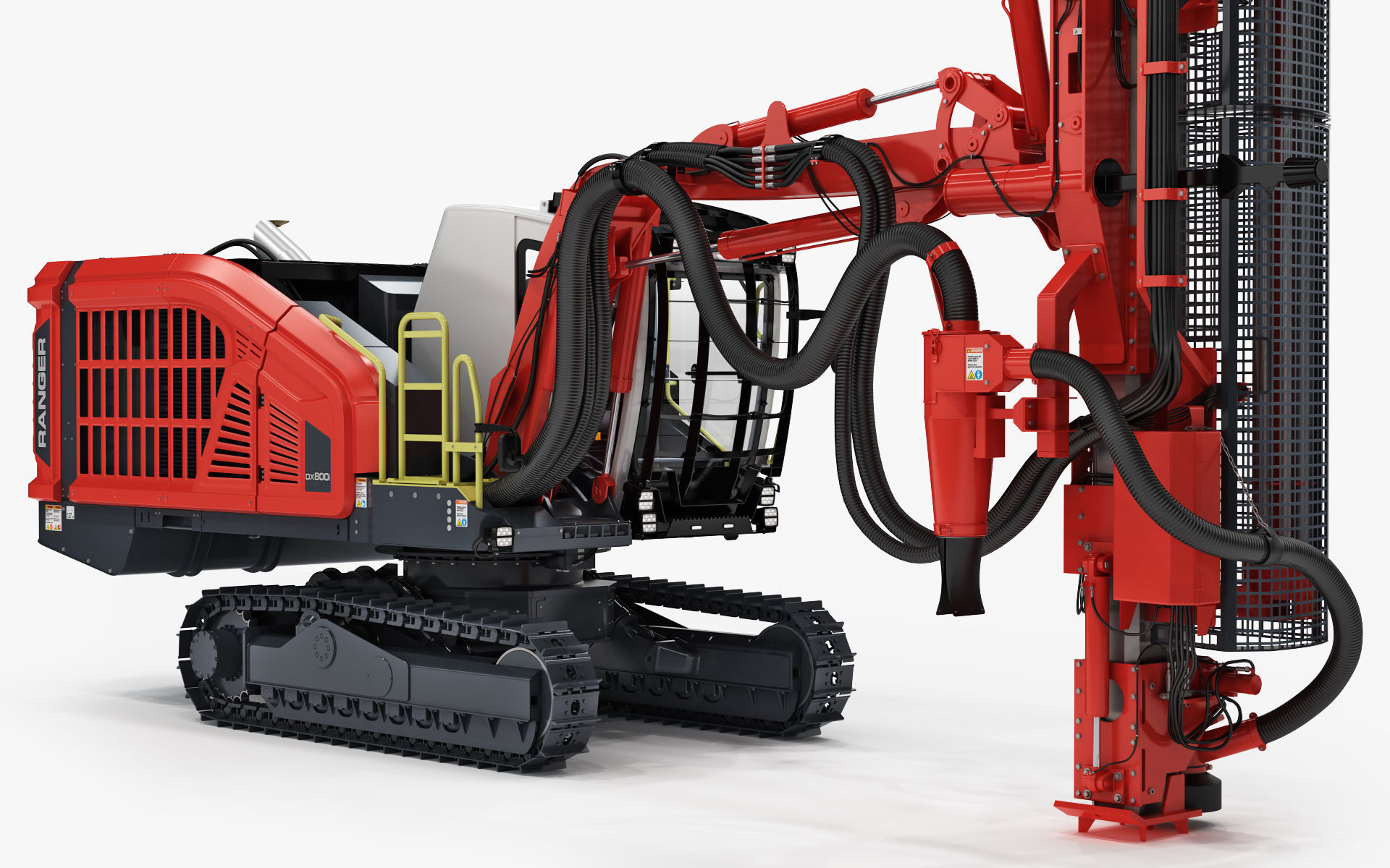 Surface top hammer drill rig Ranger DX800i 3D model | CGTrader