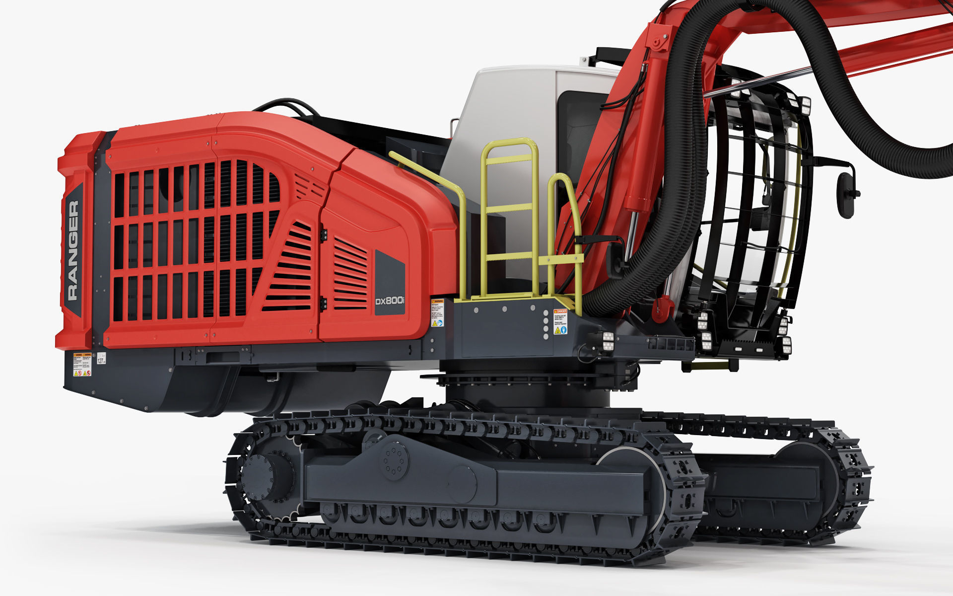 Surface top hammer drill rig Ranger DX800i 3D model | CGTrader