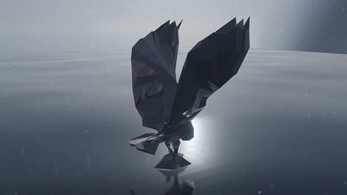 Owl Low Poly 3D model 3D printable | CGTrader