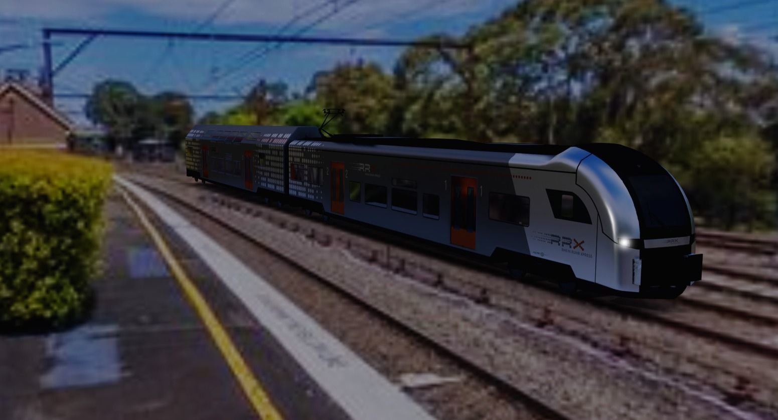 3D model Siemens Desiro RRX Electric Train 3D Model VR / AR / low-poly ...