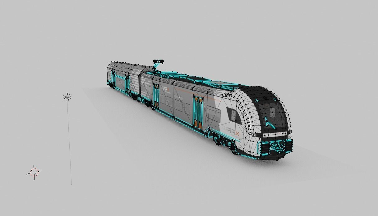 3D model Siemens Desiro RRX Electric Train 3D Model VR / AR / low-poly ...