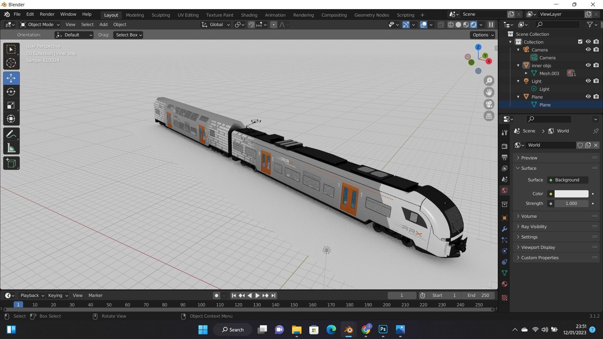 3D model Siemens Desiro RRX Electric Train 3D Model VR / AR / low-poly ...