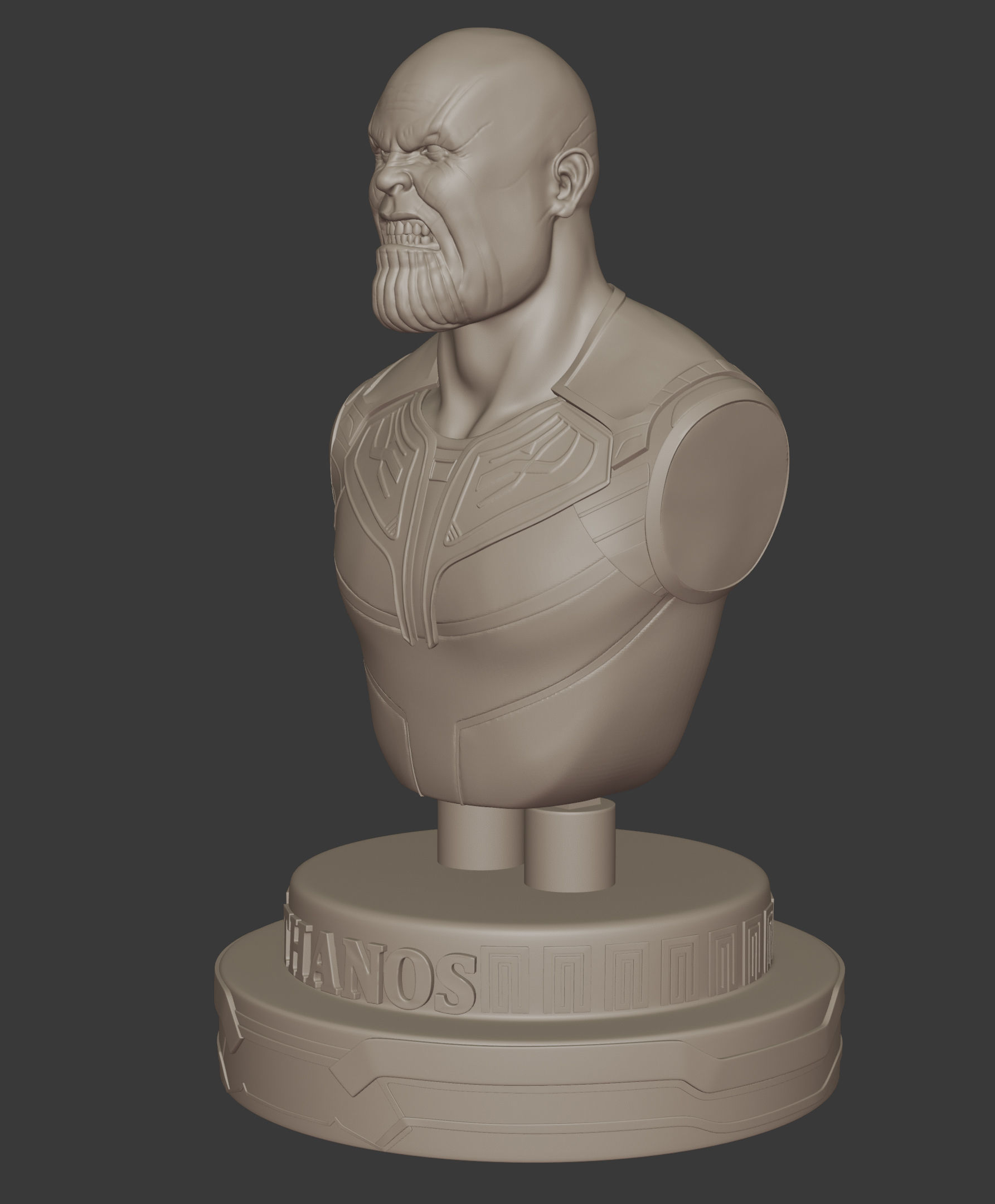 Thanos Bust 3d print 3D model 3D printable | CGTrader