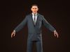 3D model Barack Obama fully rigged and Realistic VR / AR / low-poly ...