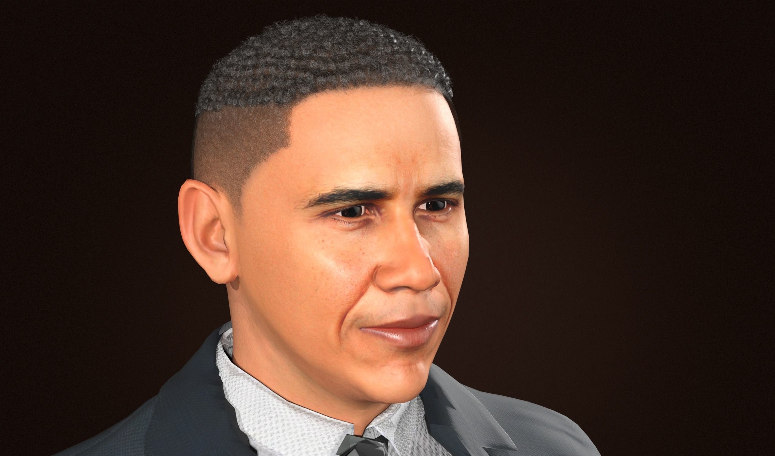 3D model Barack Obama fully rigged and Realistic VR / AR / low-poly | CGTrader