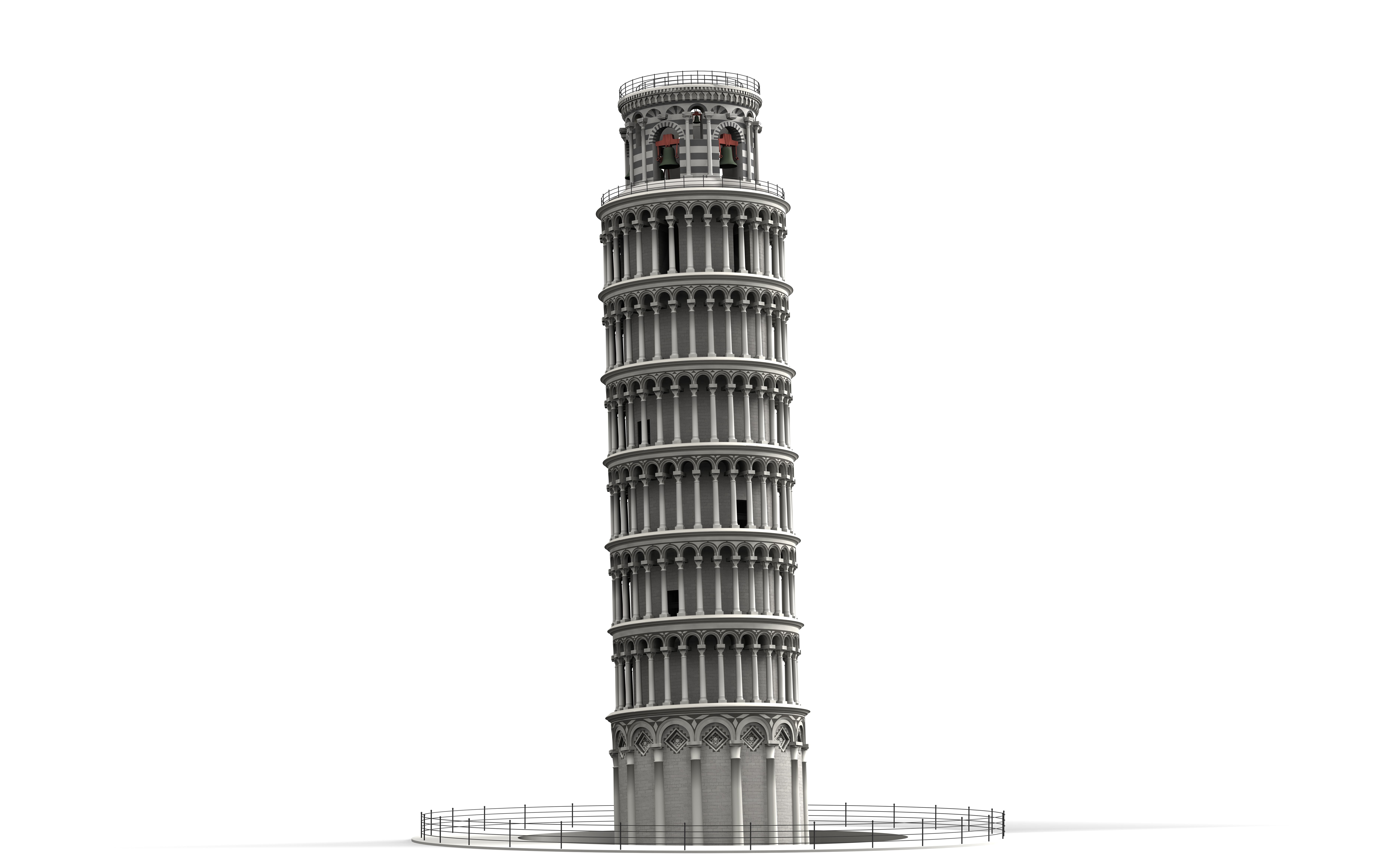 Leaning Tower of Pisa 3D model | CGTrader