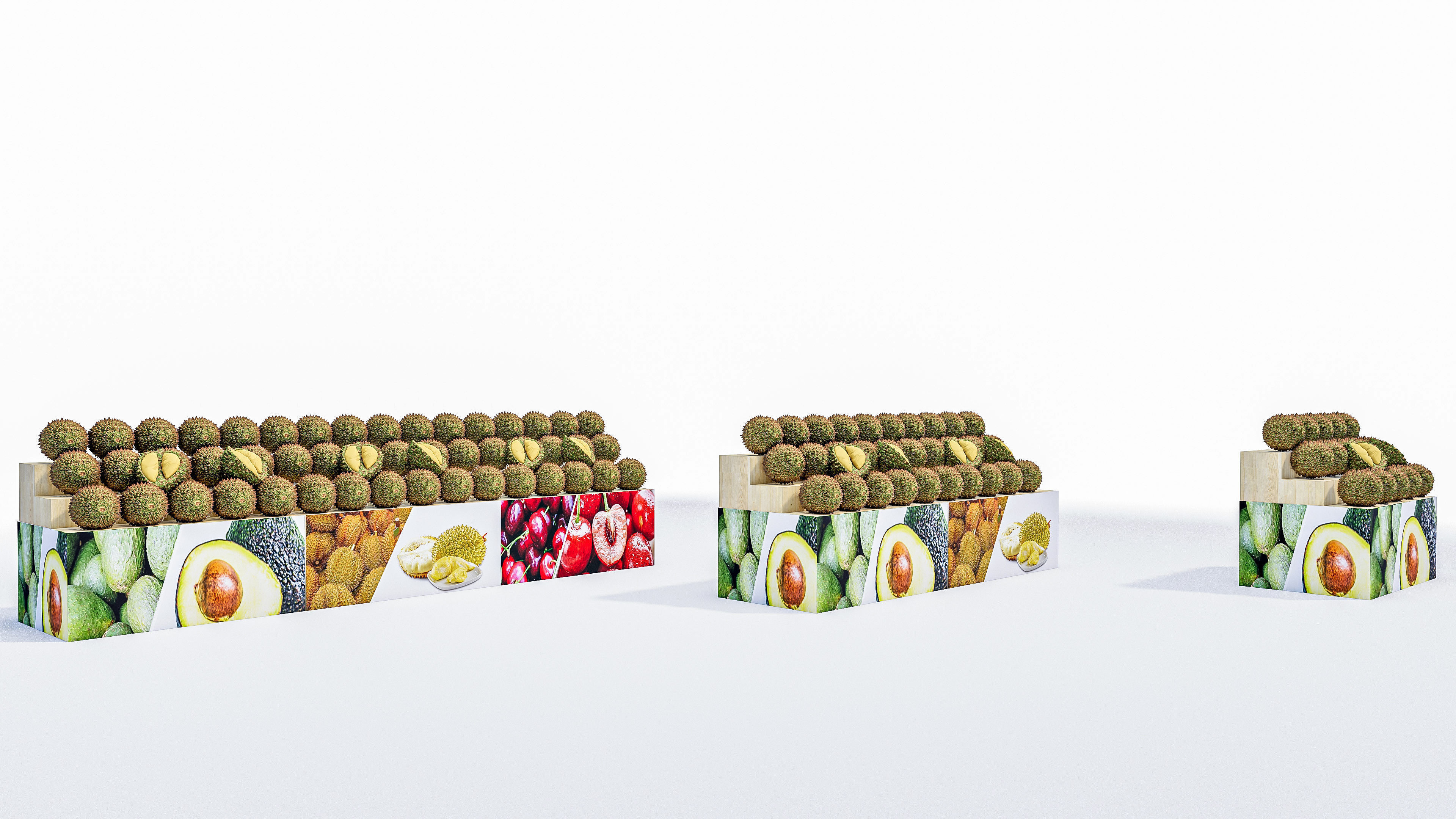 Fruits and vegetables Supermarket Grocery store 3D model | CGTrader