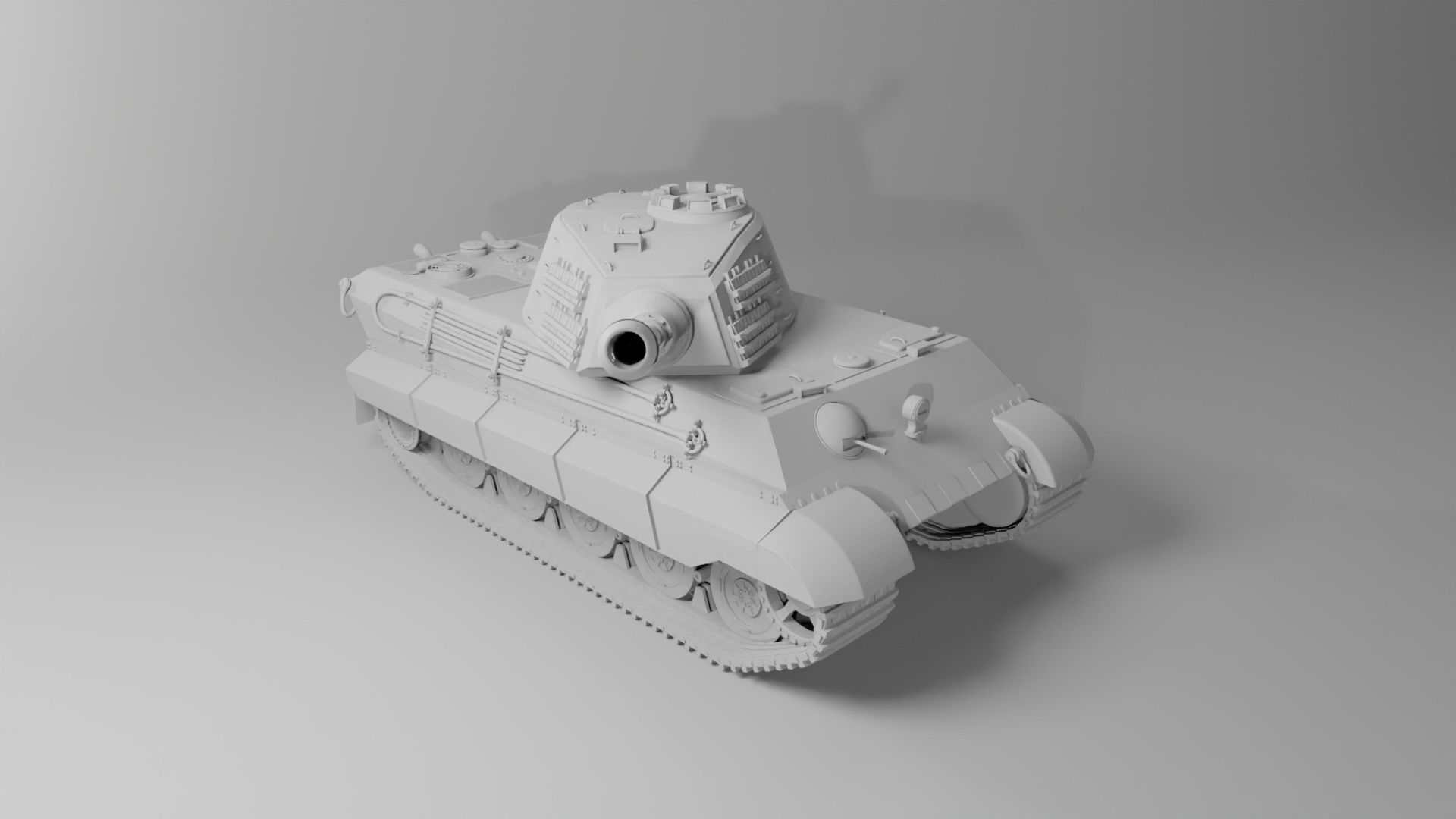 TIGER 2 3D model 3D printable | CGTrader
