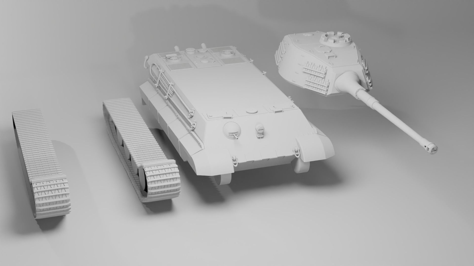 TIGER 2 3D model 3D printable | CGTrader