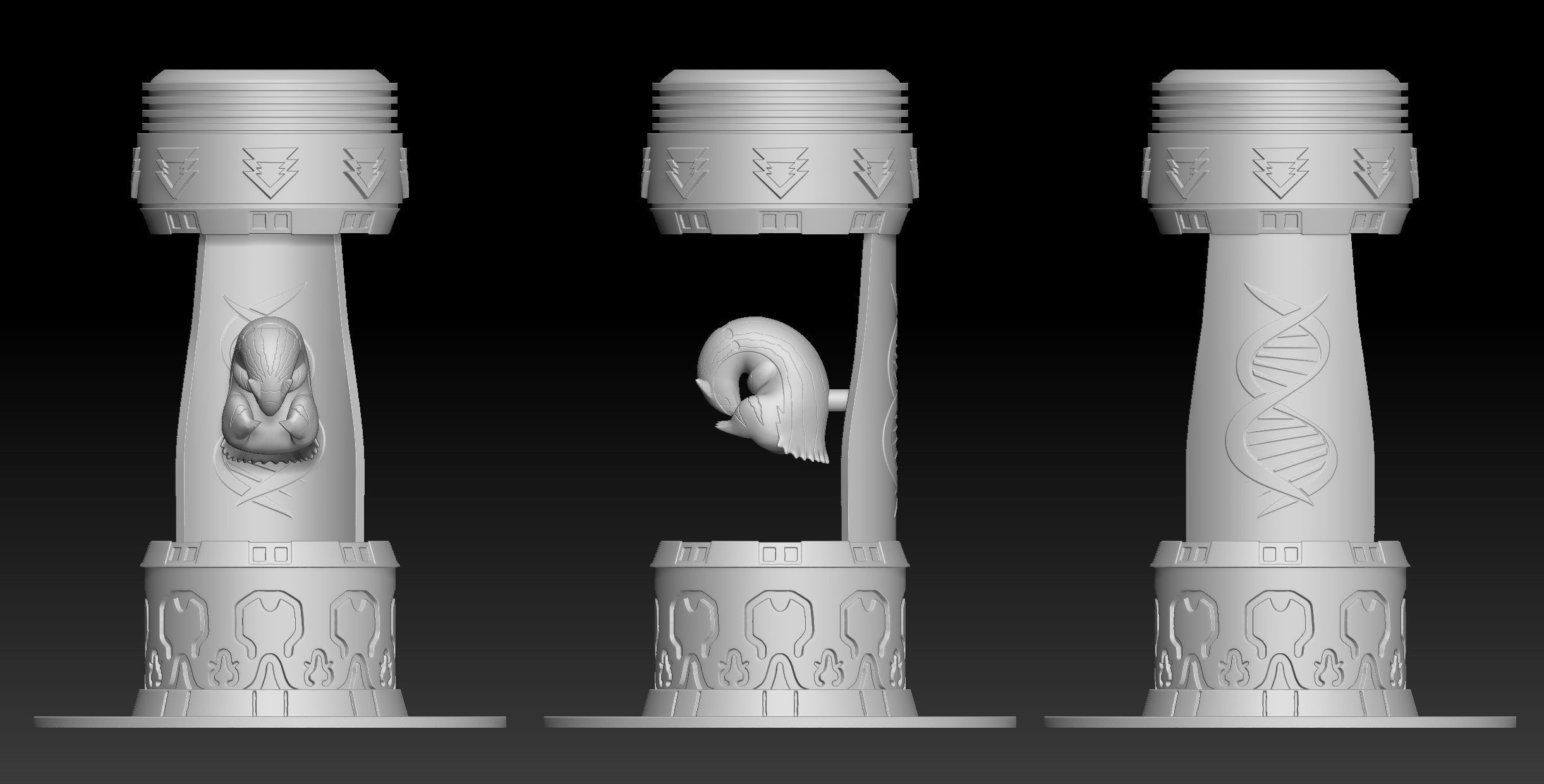 Pokemon Typhlosion Clone 3D model 3D printable | CGTrader