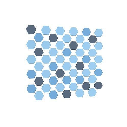 3D model Hexagon Design Element V1 003 VR / AR / low-poly | CGTrader