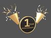 3D model One Year Anniversary Medal V1 001 VR / AR / low-poly | CGTrader