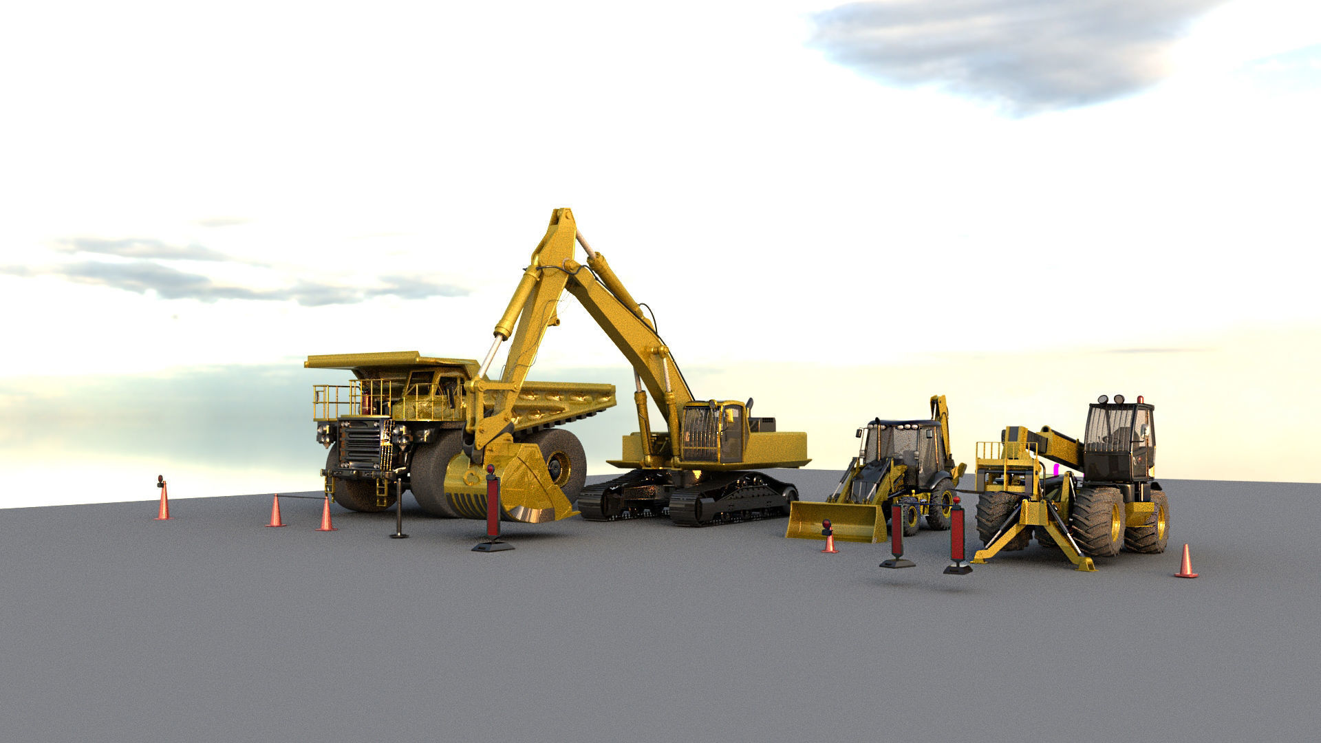 Construct Equipment 3D model | CGTrader