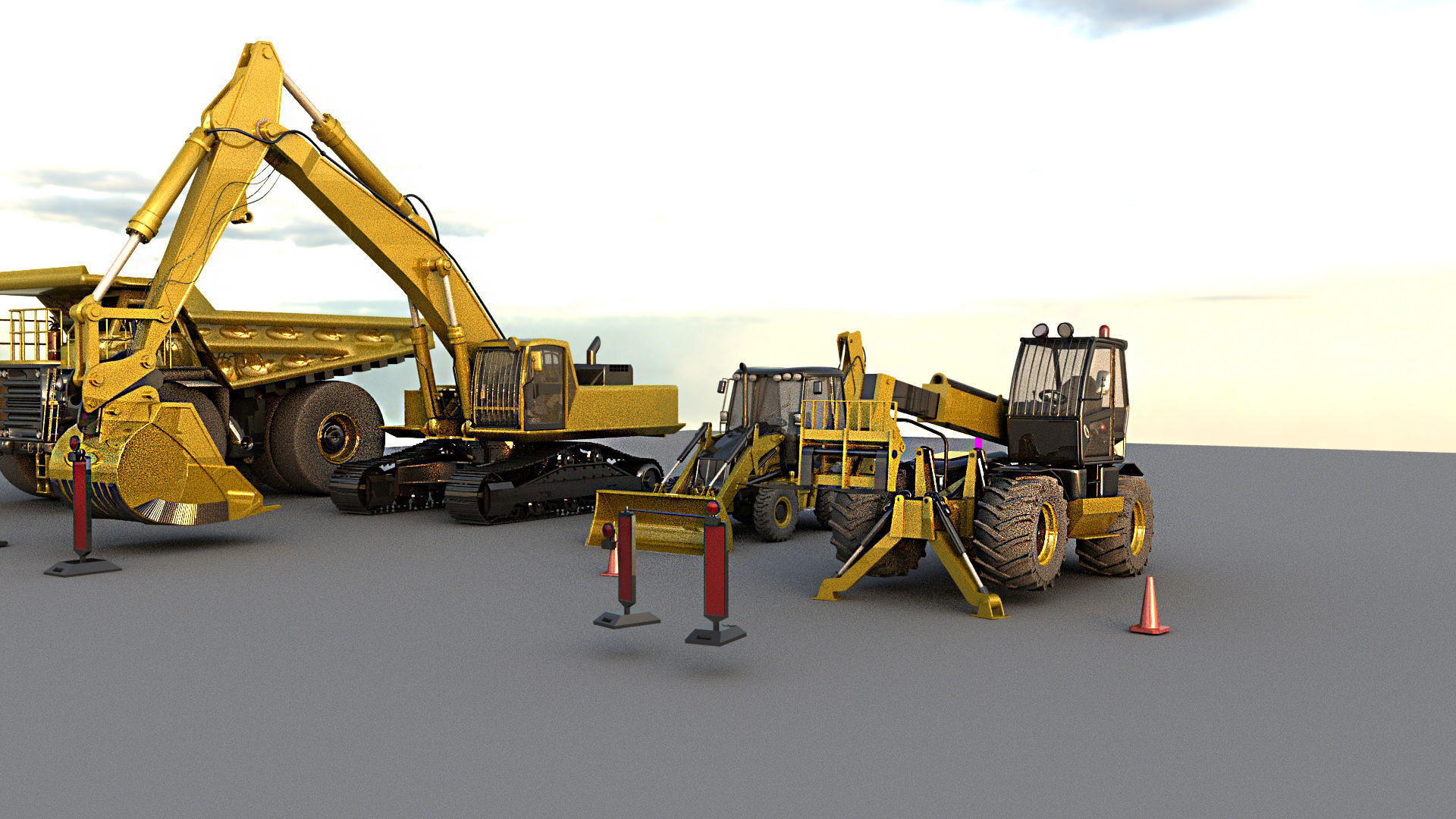 Construct Equipment 3D model | CGTrader