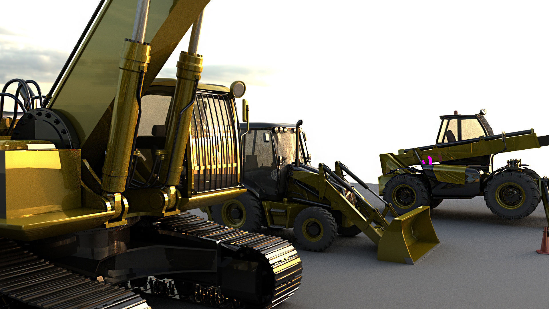 Construct Equipment 3D model | CGTrader