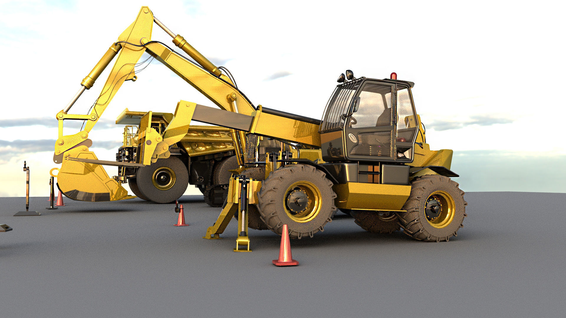 Construct Equipment 3D model | CGTrader