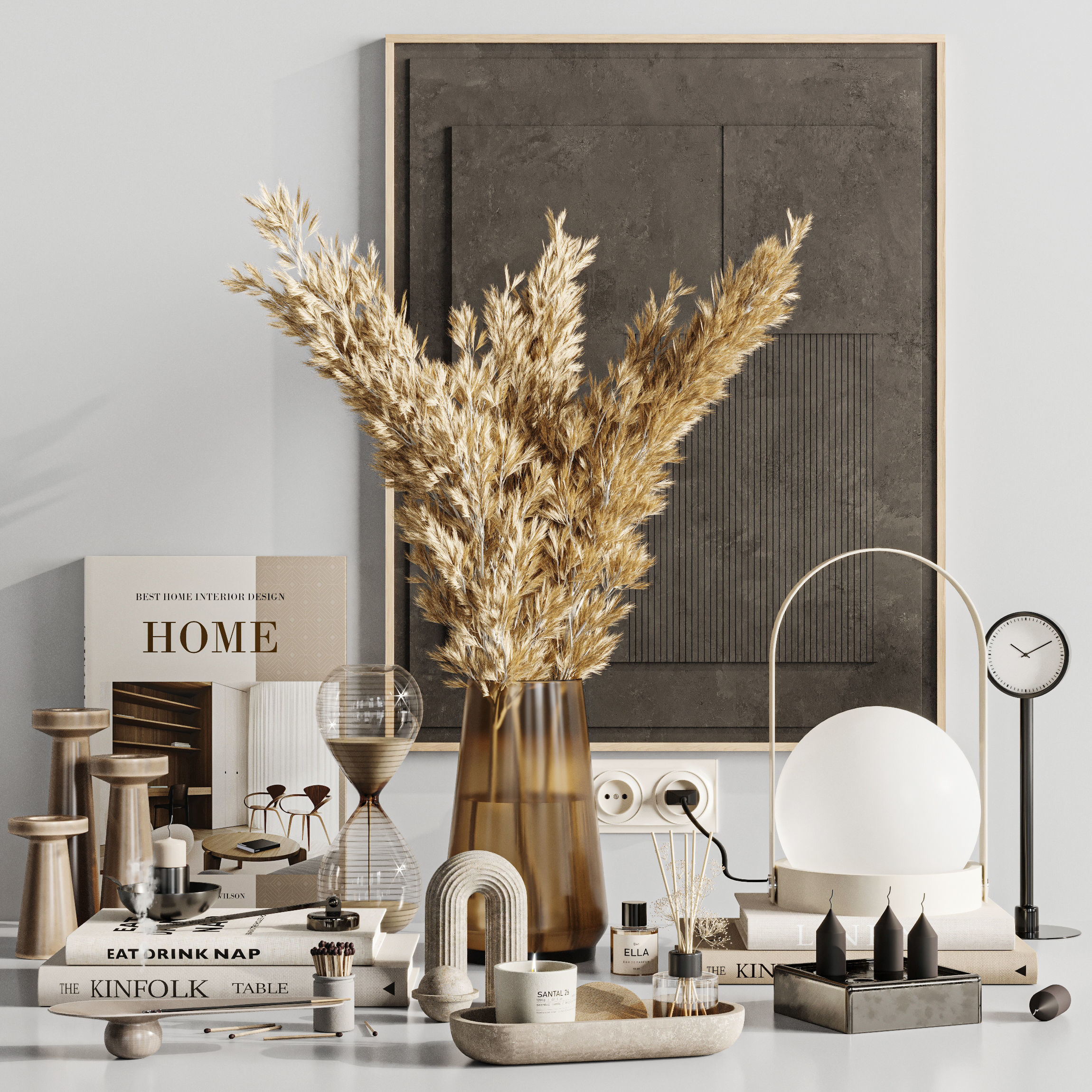 Decorative set 3D model | CGTrader