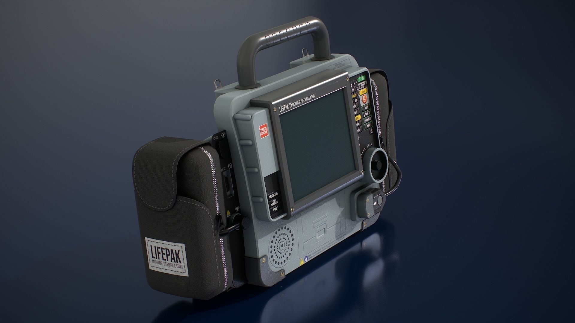 3D model LIFEPAK 15 Defibrillator VR / AR / low-poly | CGTrader