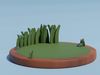 Field Scene Diorama 3D model | CGTrader