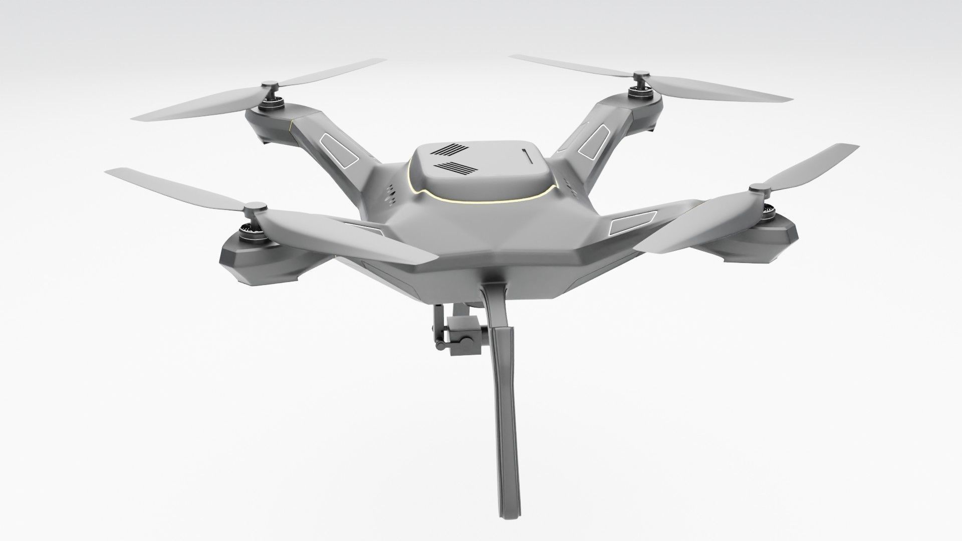 Simple Drone Free 3D model | CGTrader