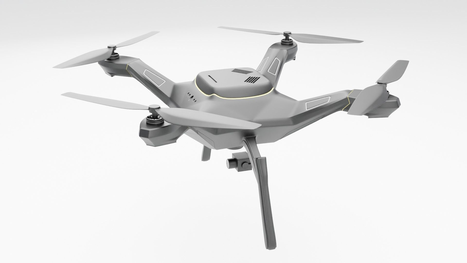 Simple Drone Free 3D model | CGTrader