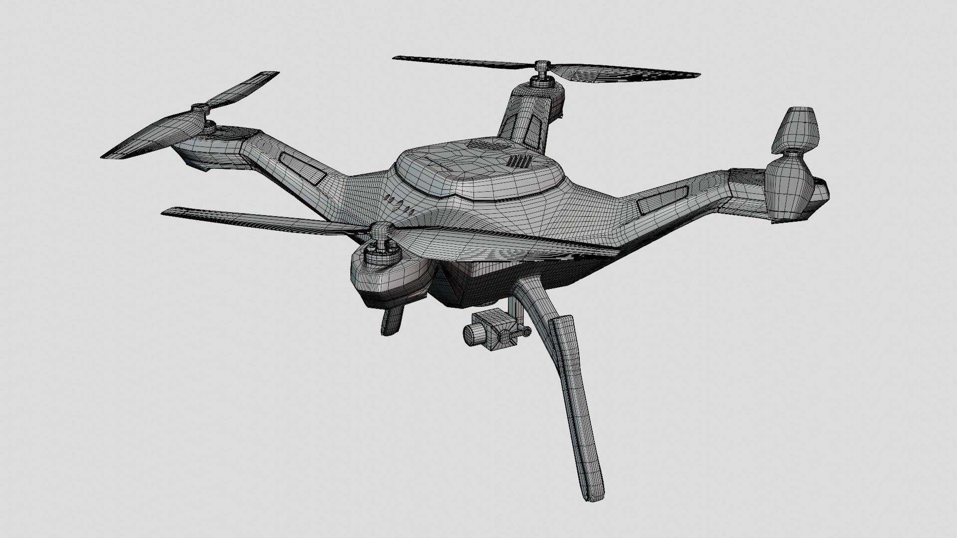 Simple Drone Free 3D model | CGTrader