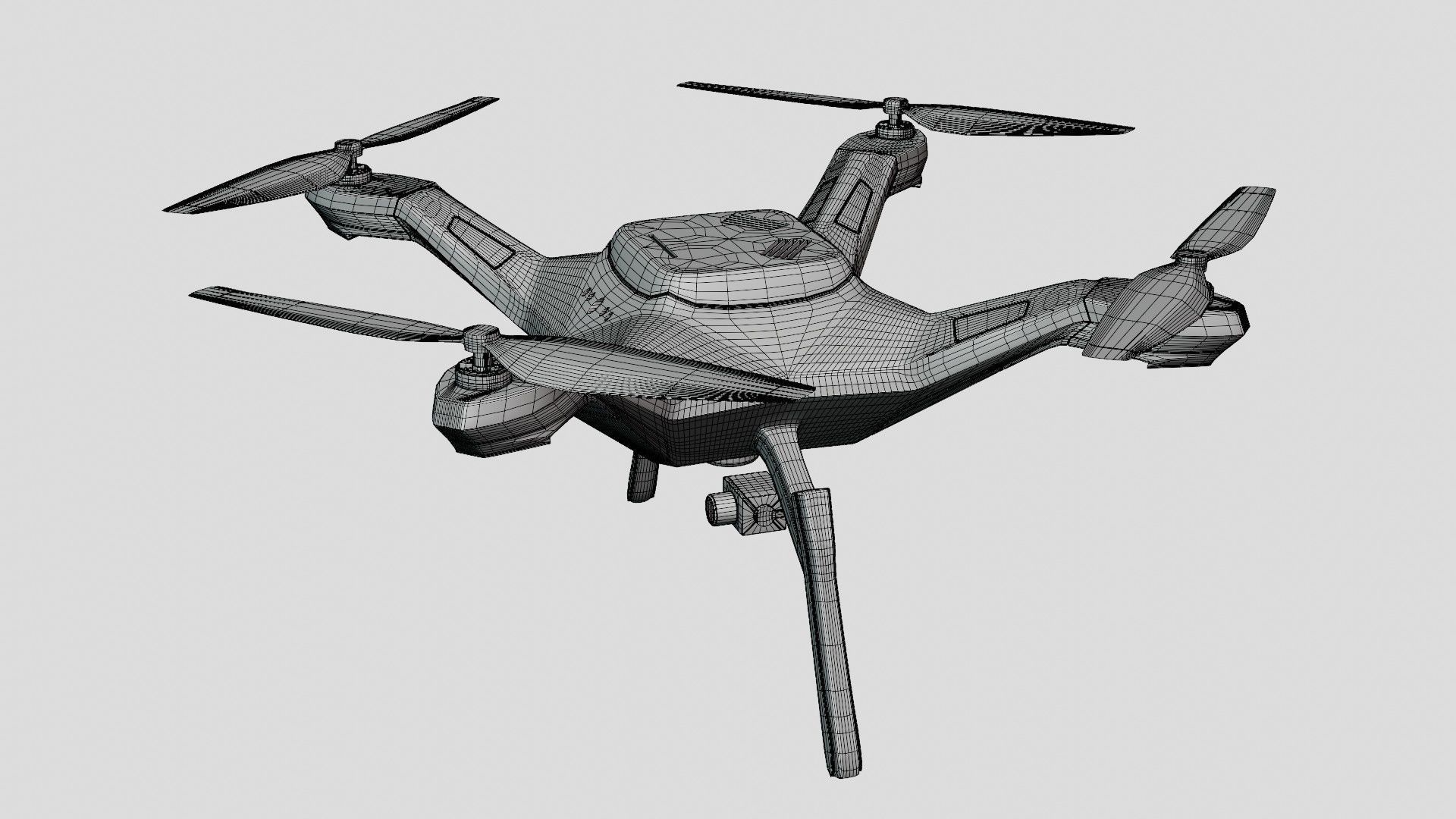 Simple Drone Free 3D model | CGTrader