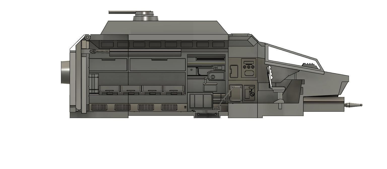 Phantom Attack Shuttle 3D model 3D printable | CGTrader