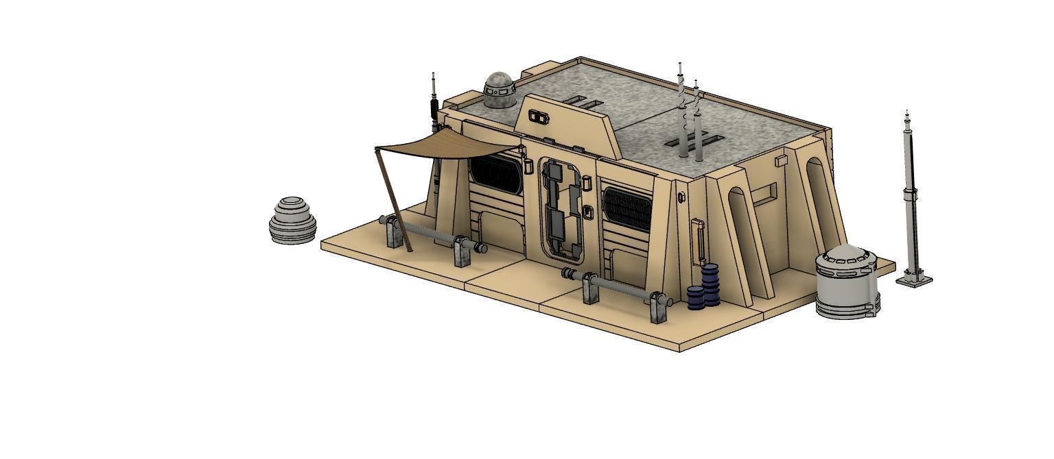 The Mandalorians House 3D model 3D printable | CGTrader