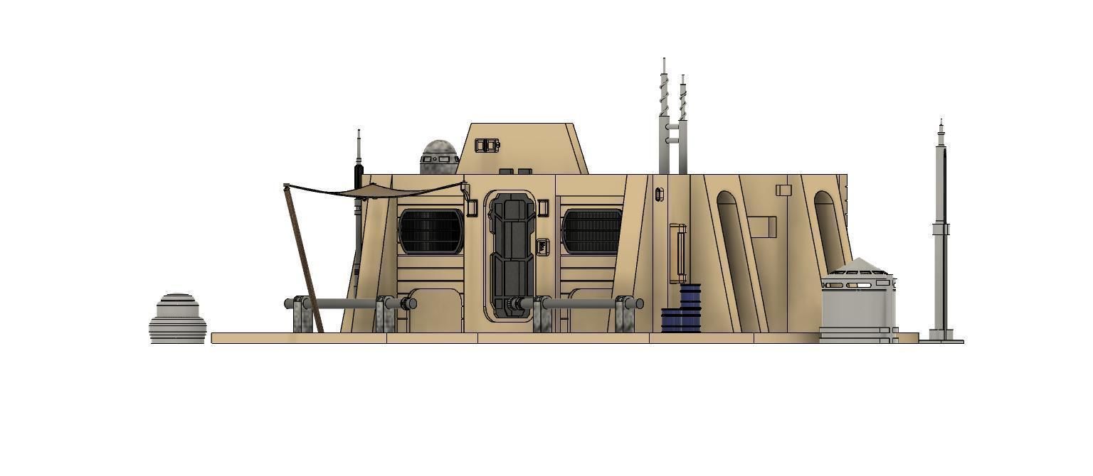 The Mandalorians House 3D model 3D printable | CGTrader