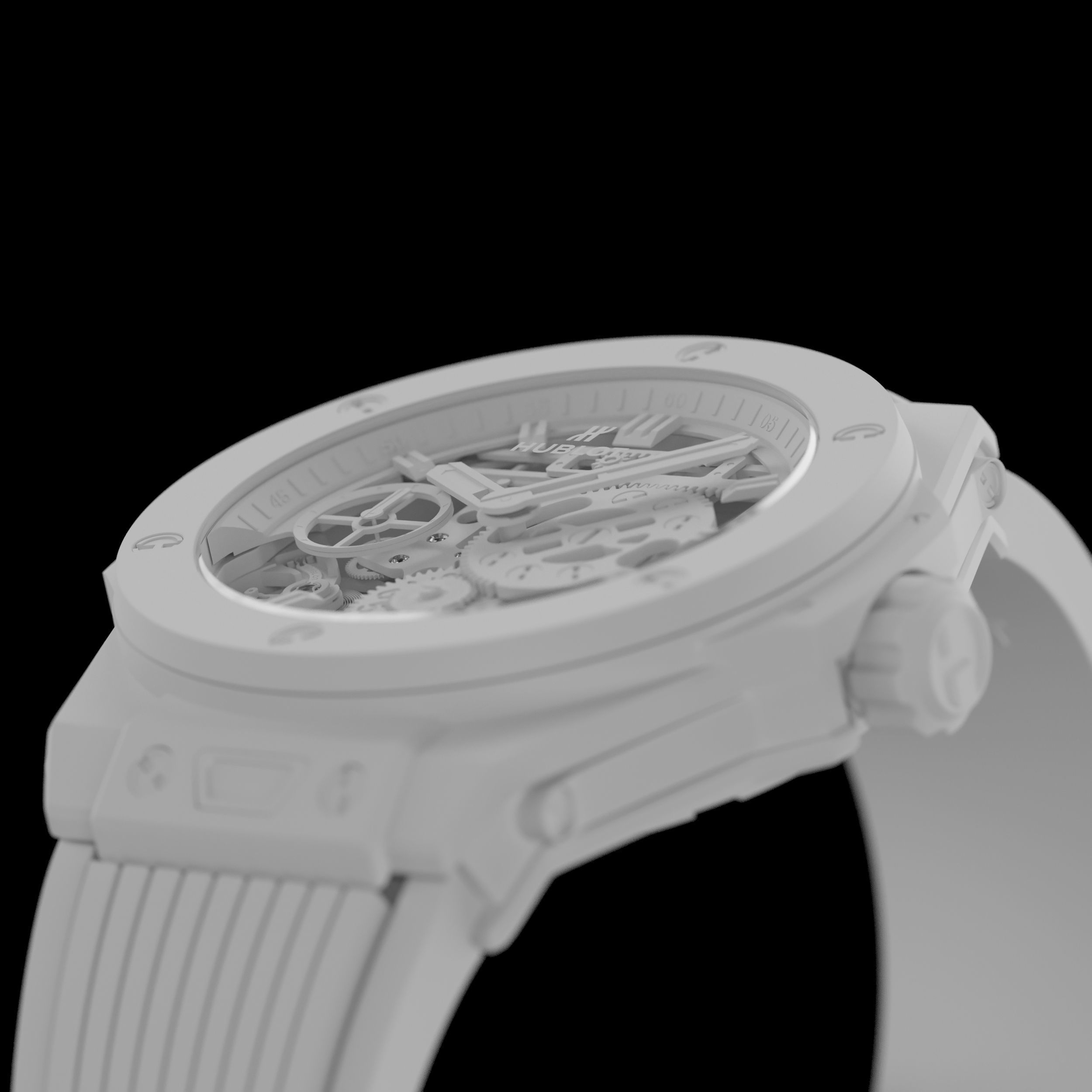 HUBLOT MECA-10 Titanium 3D model | CGTrader