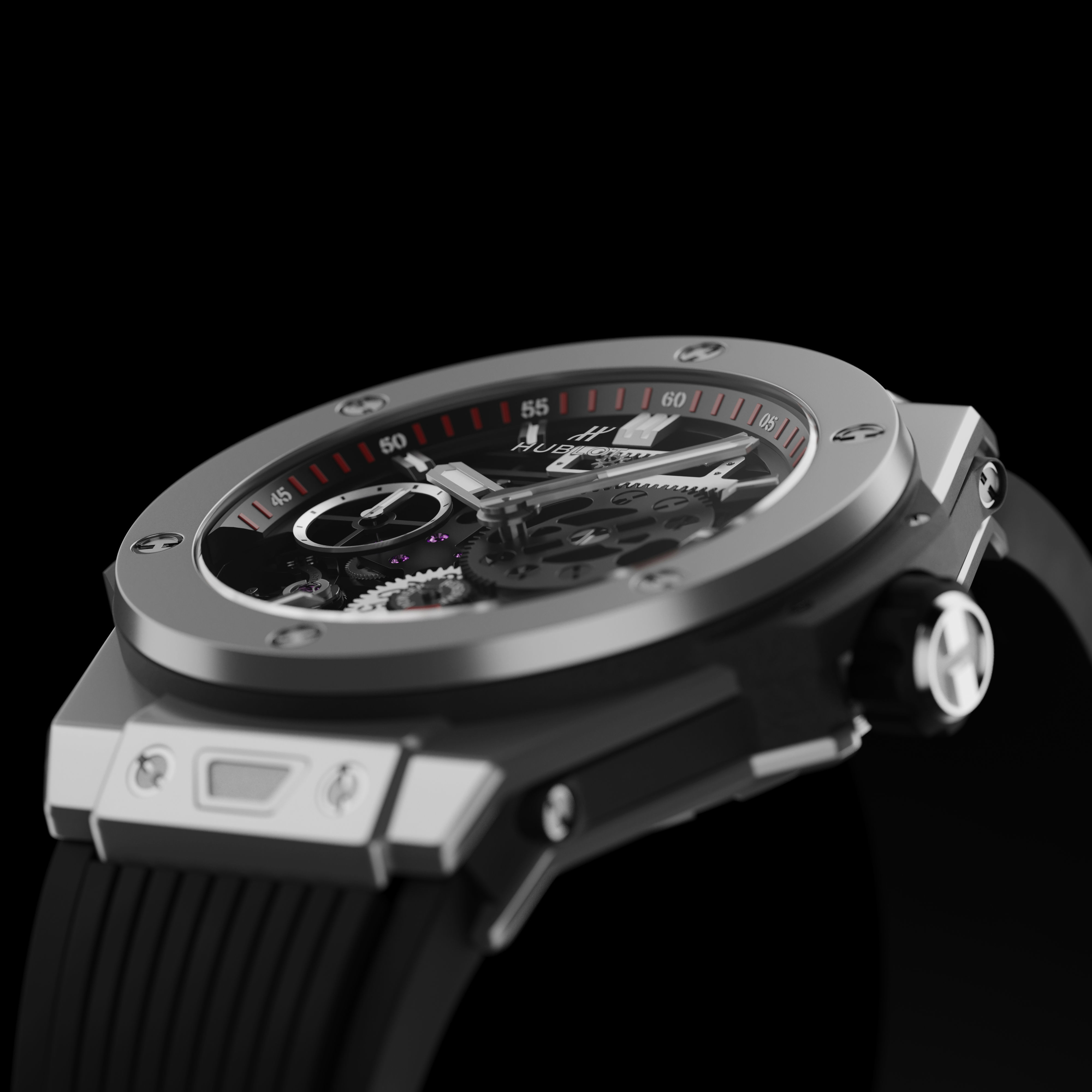 HUBLOT MECA-10 Titanium 3D model | CGTrader