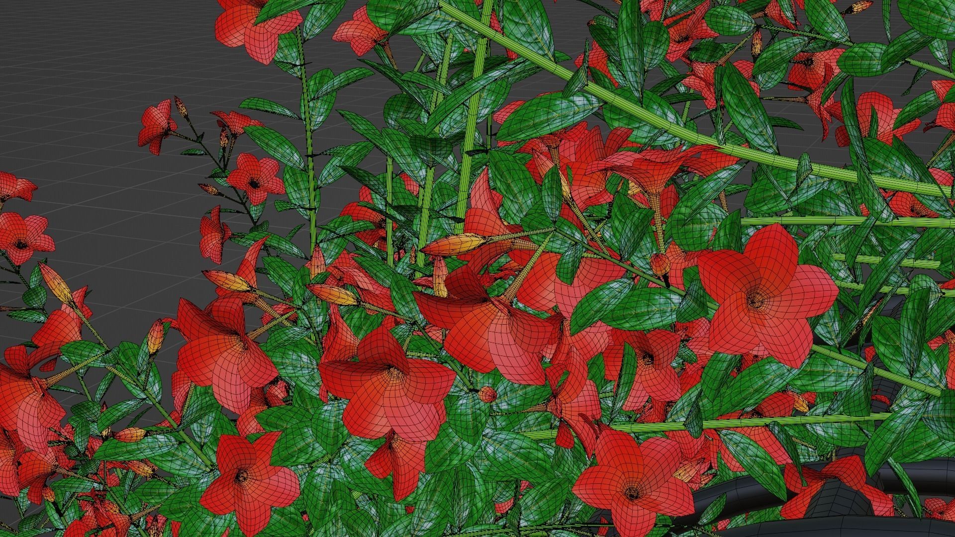 3d Gate With Flower 01 3D model | CGTrader