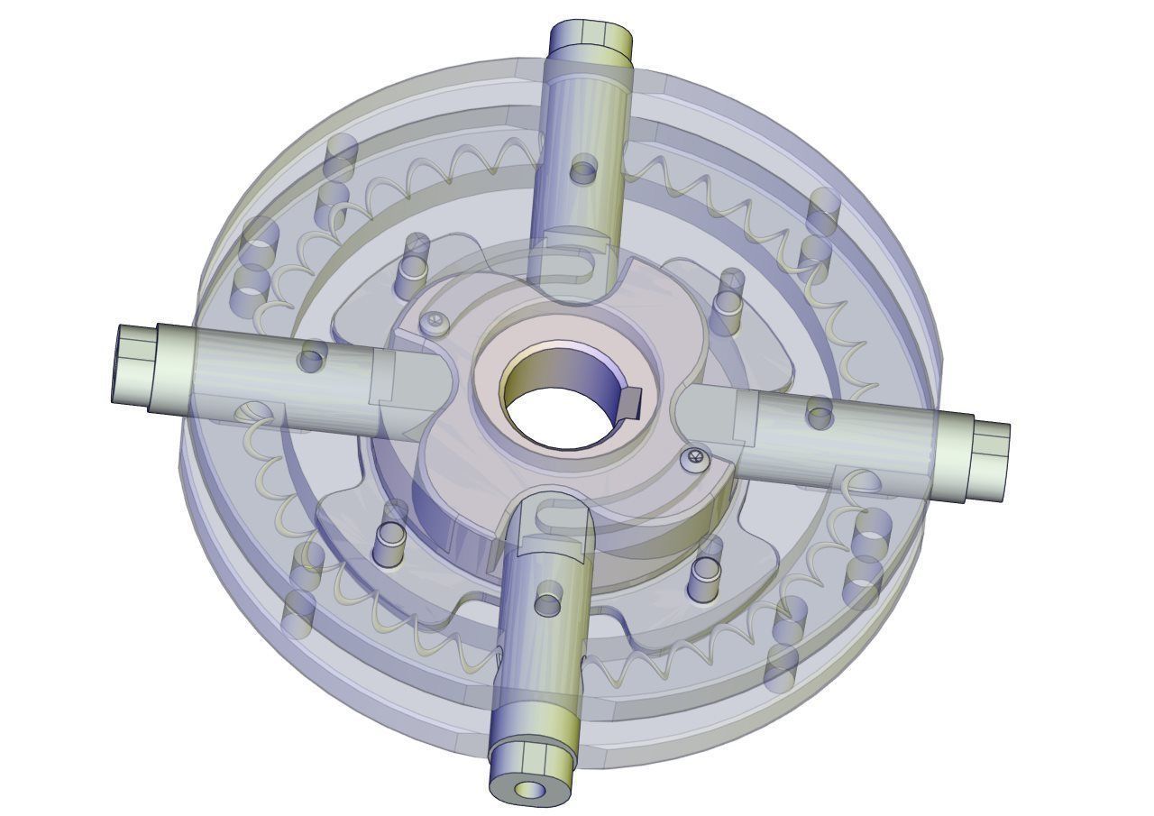 D50L10EXPA01-NOS Expanding mechanism design CNC machining 3D model 3D ...