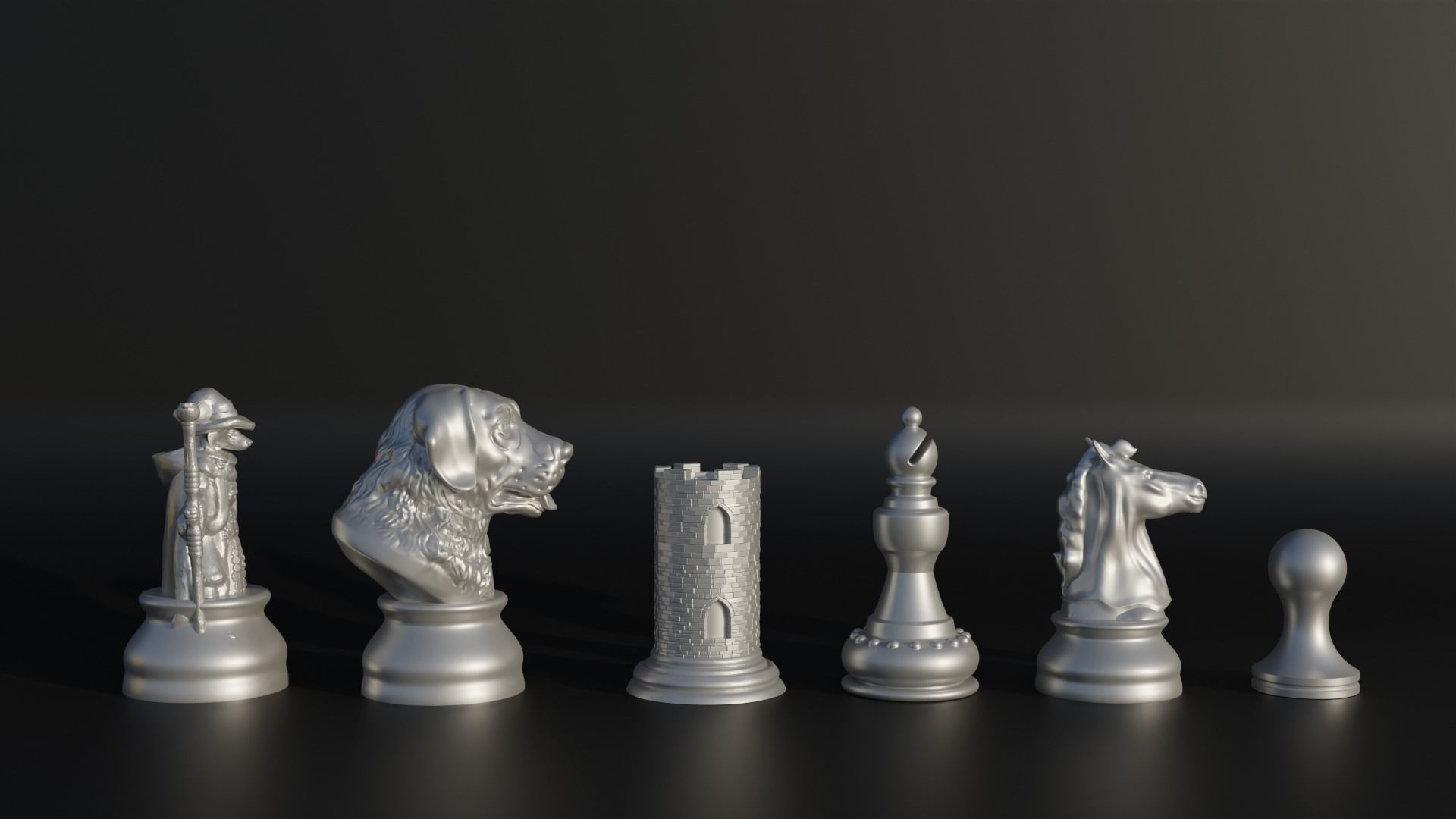 4 DIFFERENT 1GB CHESS STL FILES PACK - MEGA STL PACK 3D model 3D ...