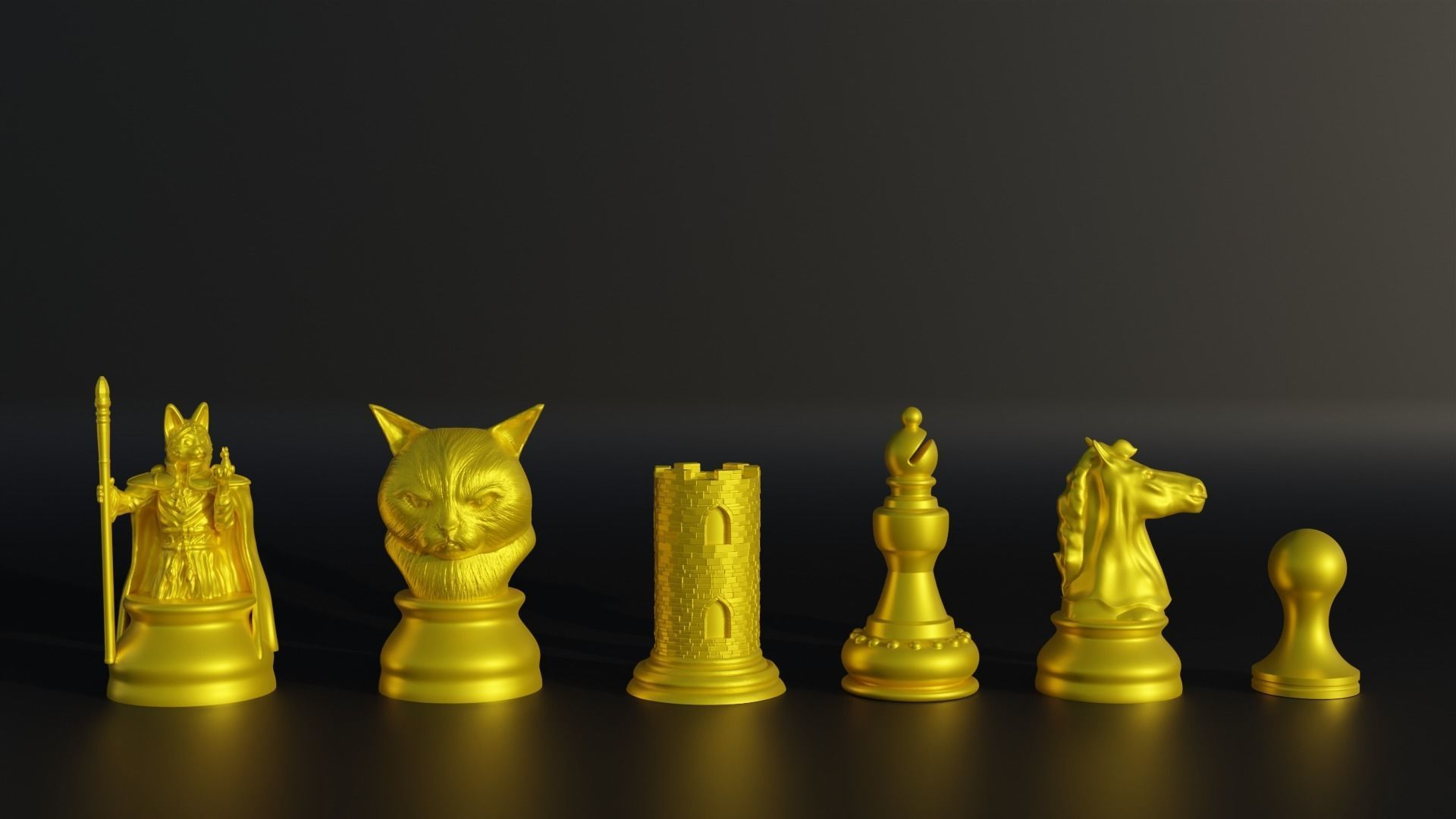 4 DIFFERENT 1GB CHESS STL FILES PACK - MEGA STL PACK 3D model 3D ...