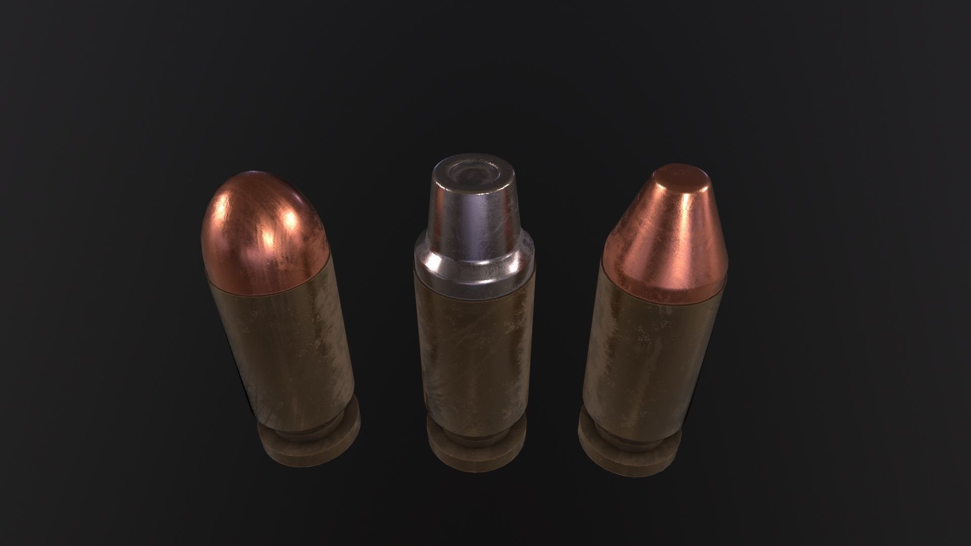 3D model Bullets 9mm 3D Model VR / AR / low-poly | CGTrader
