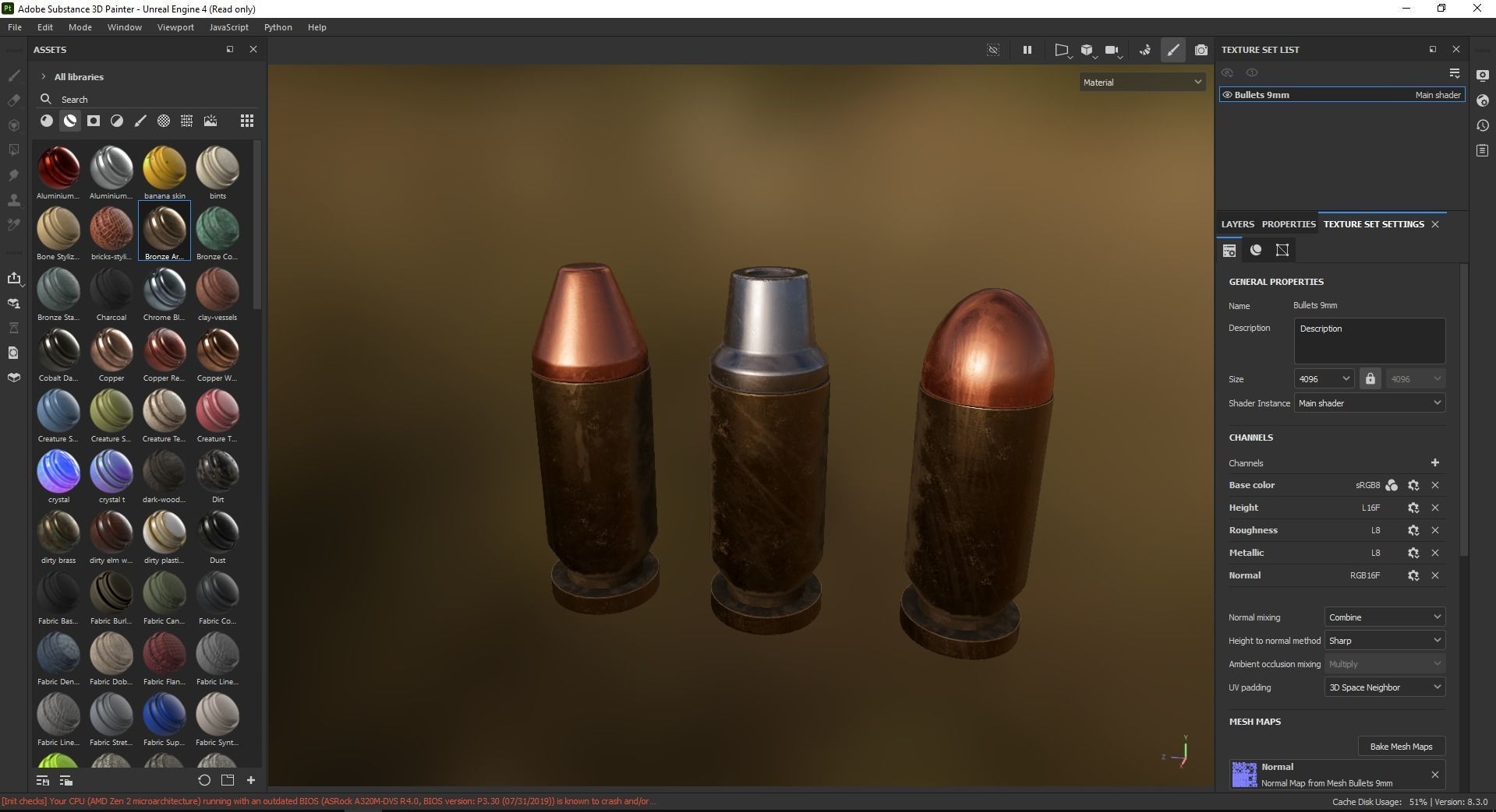 3D model Bullets 9mm 3D Model VR / AR / low-poly | CGTrader