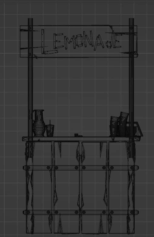 3D model lemonade stand VR / AR / low-poly | CGTrader