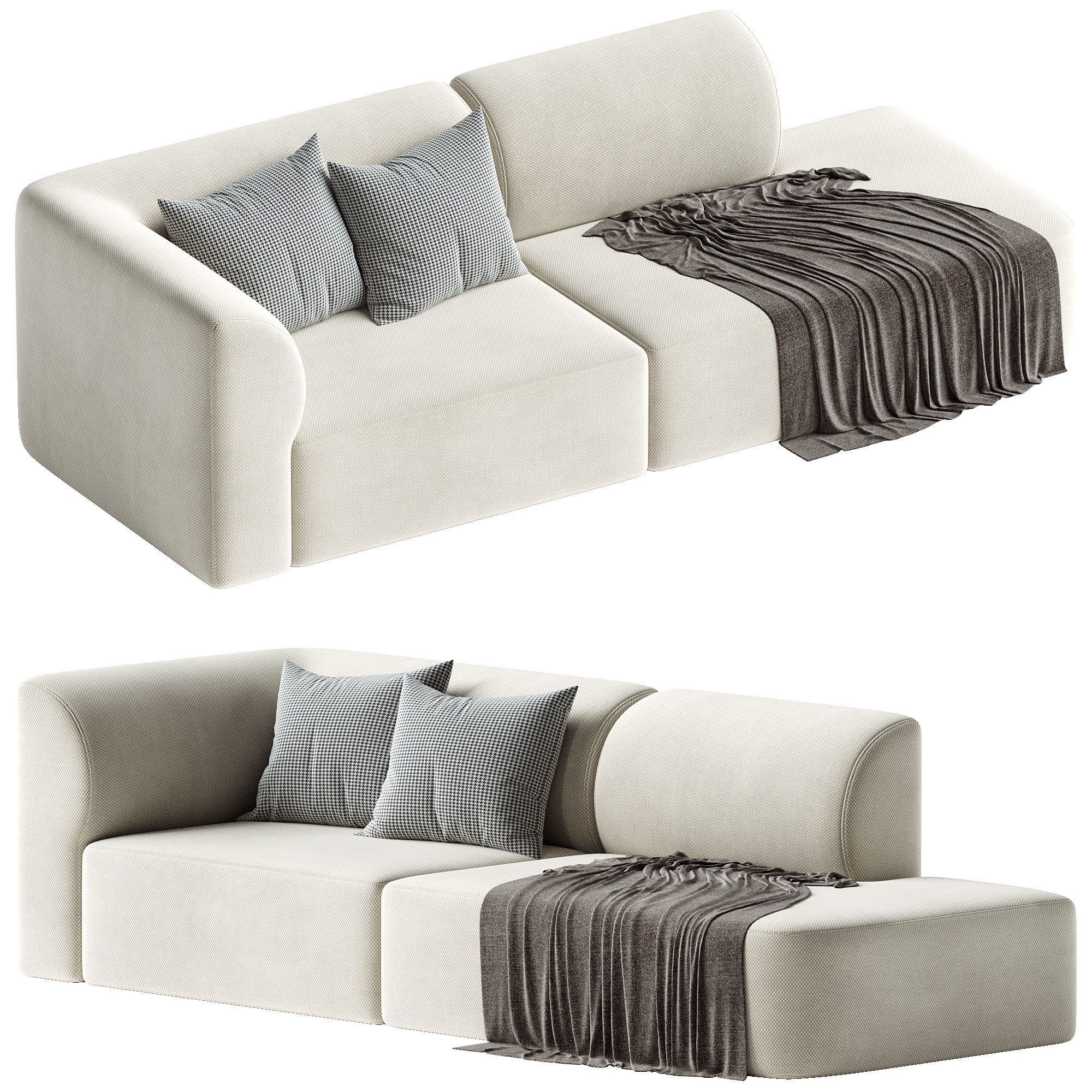 Isla Left Arm Sofa 3D model | CGTrader