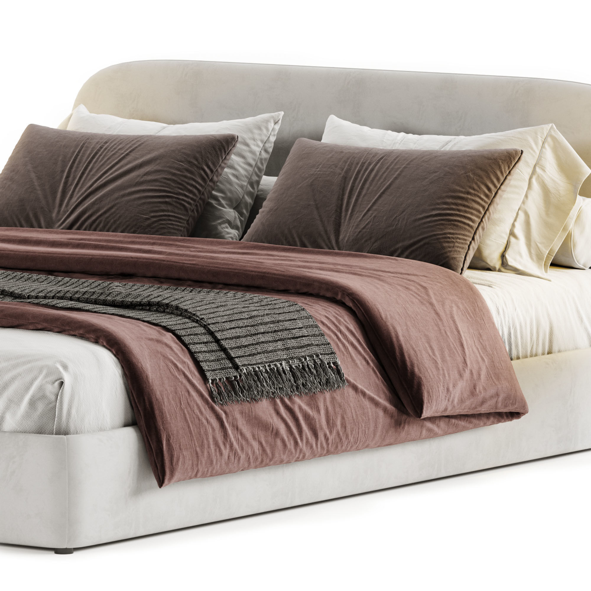 Boca Slimbed Bed 3D model | CGTrader