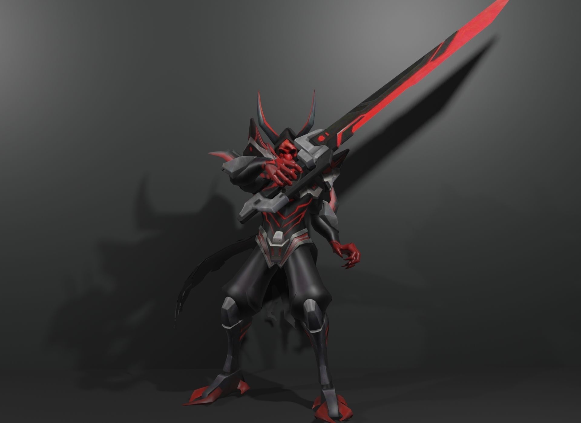 ghost shadow 3D model animated rigged | CGTrader