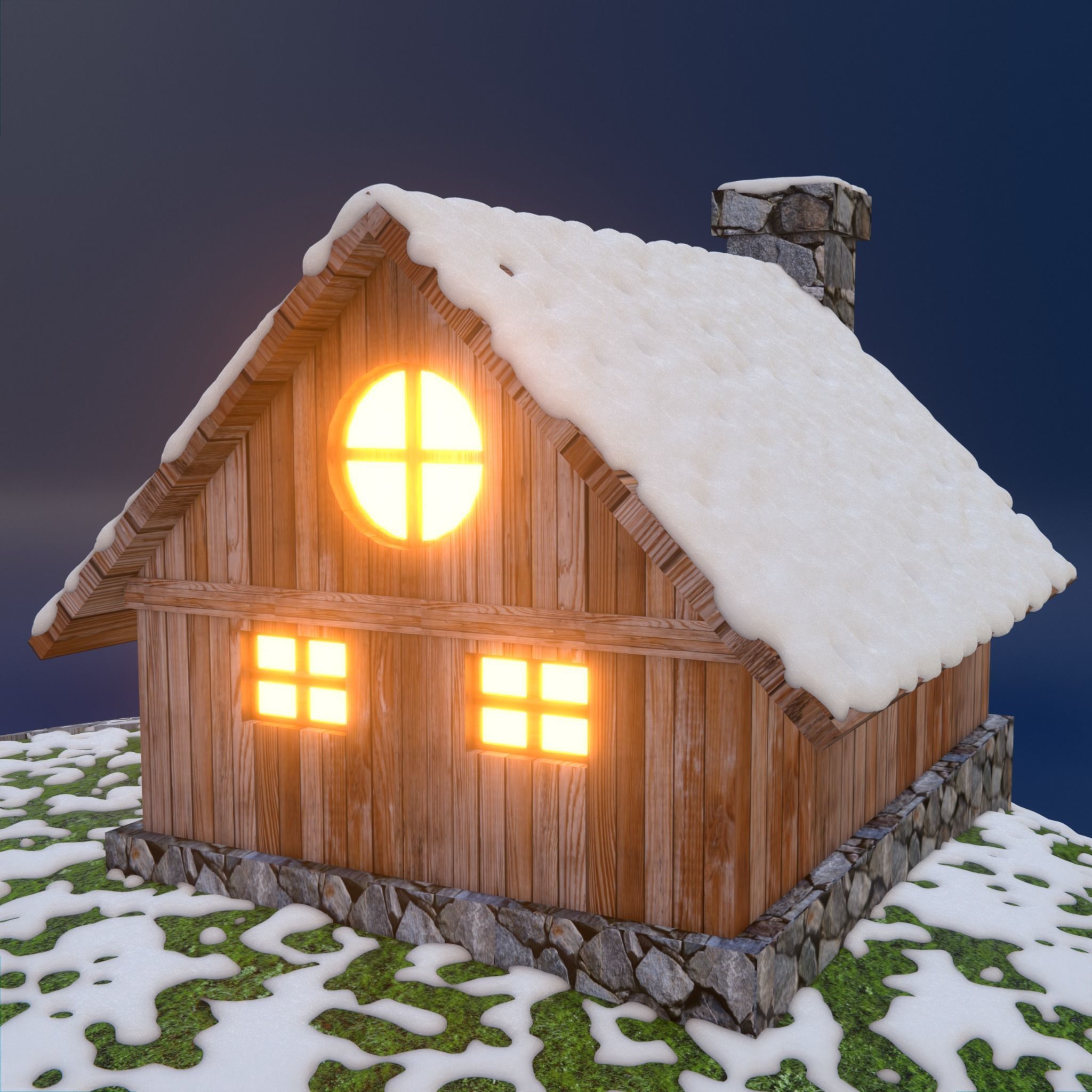 Snow Globe 3D model animated rigged | CGTrader