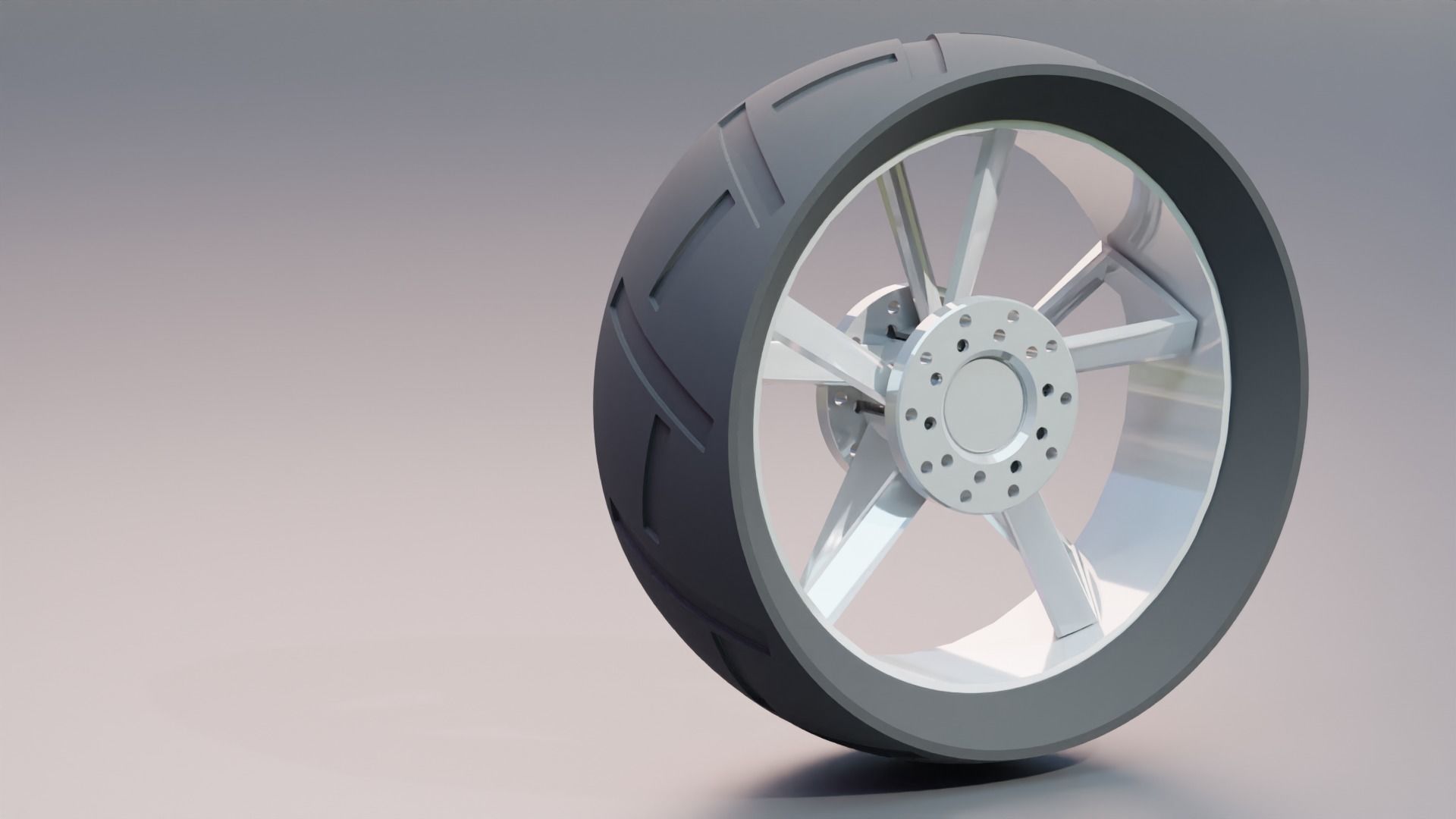 Sci-Fi Wheel Sci-Fi Tire free VR / AR / low-poly 3D model | CGTrader