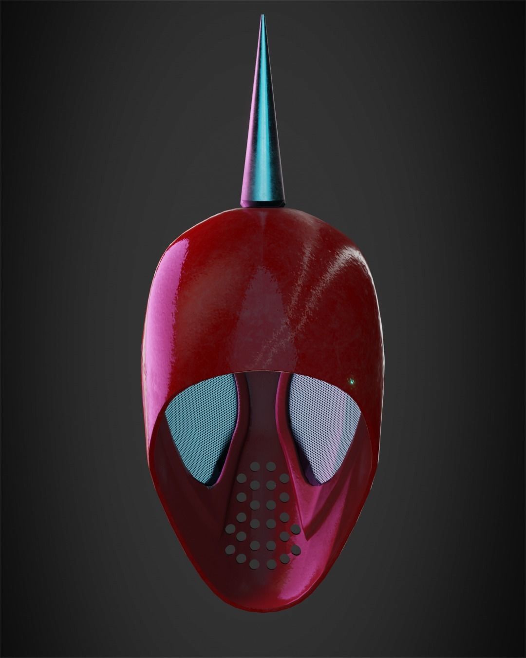 Spider Punk faceshell for Cosplay 3D model 3D printable | CGTrader