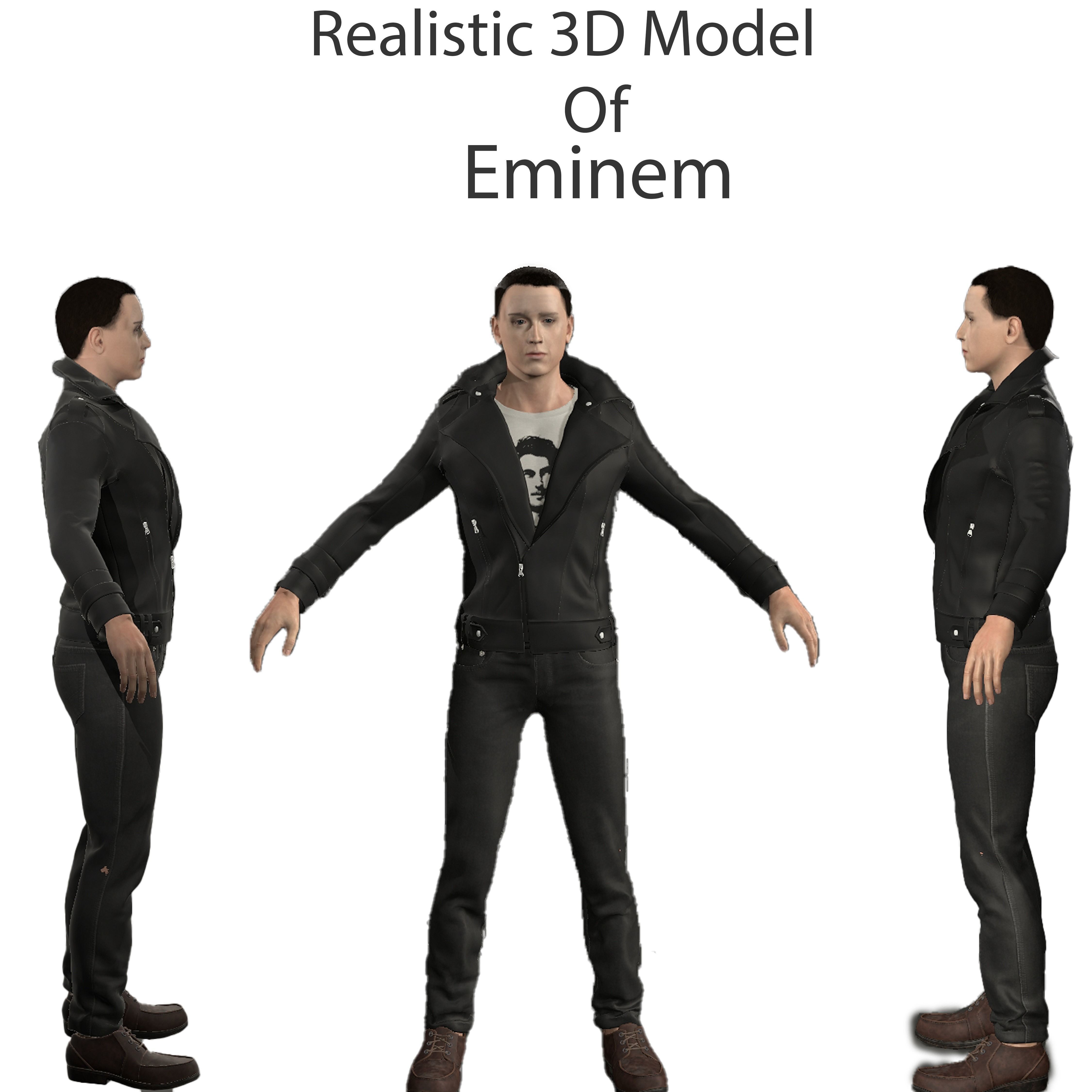 3D model Eminem VR / AR / low-poly | CGTrader