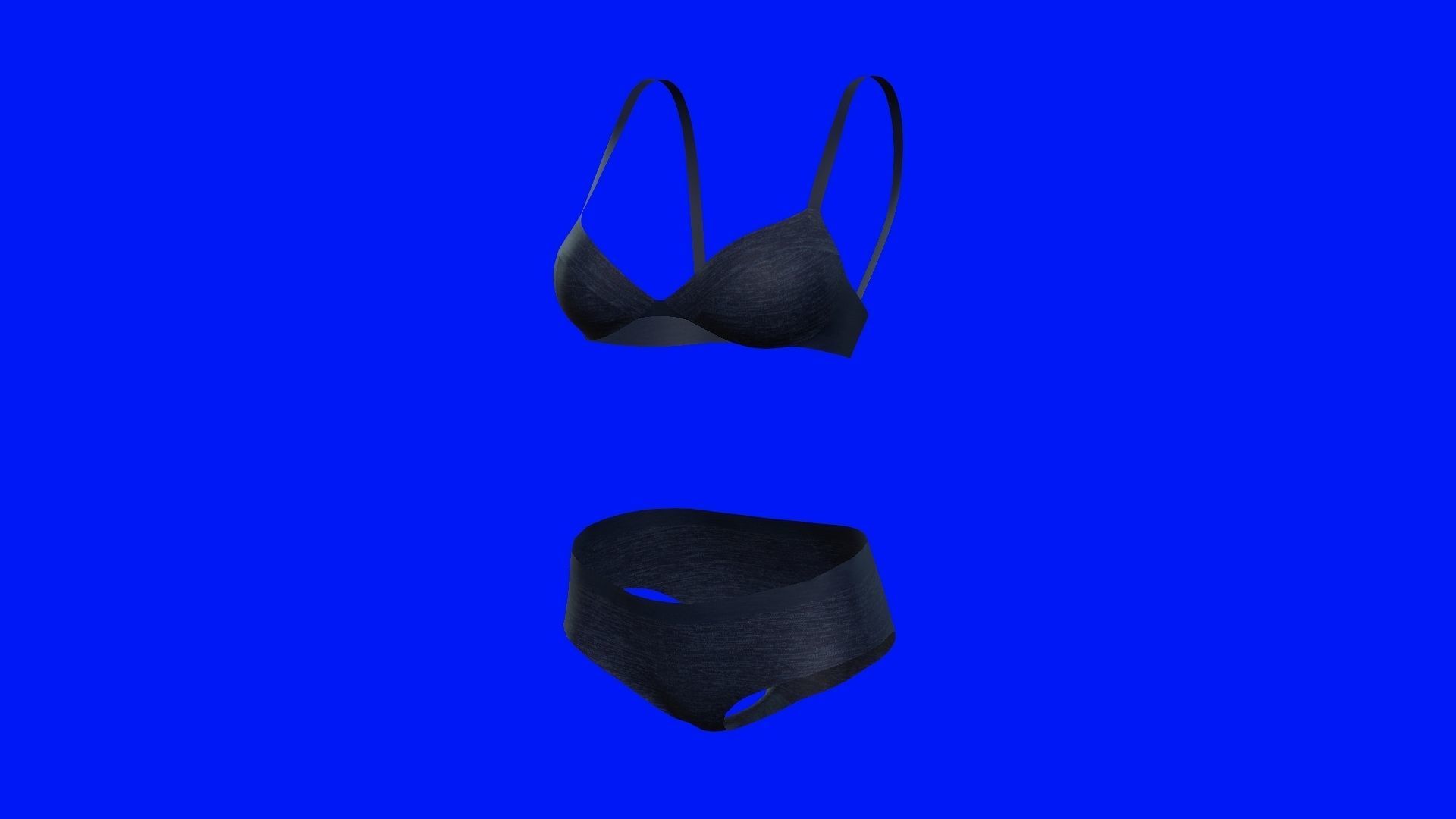 Night wear set 3D model | CGTrader