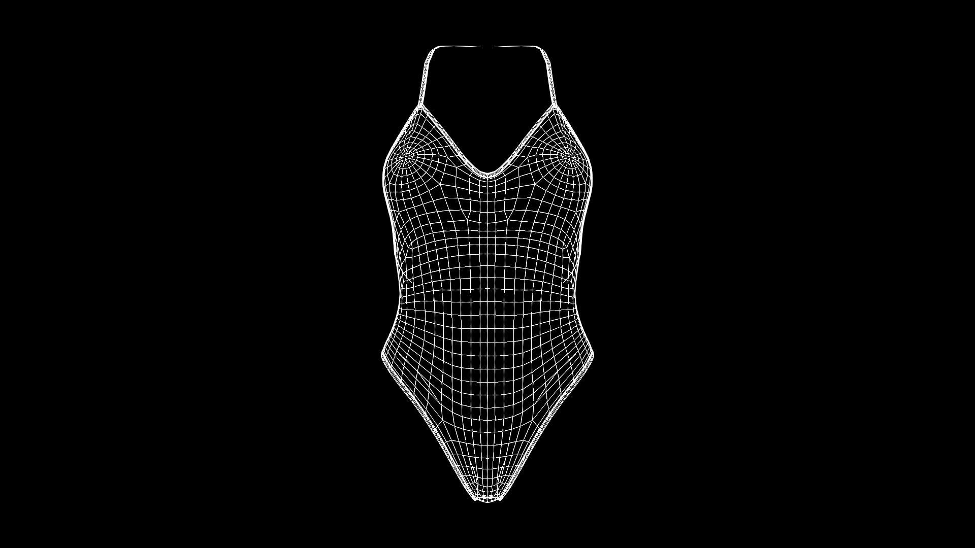 Swim suit 2 3D model | CGTrader