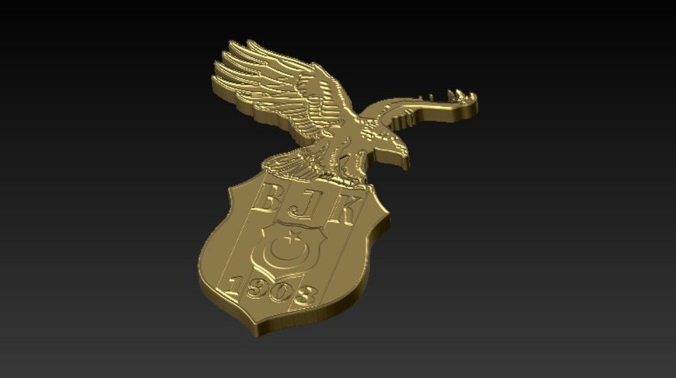 Logo Besiktas Football Club 3D model 3D printable | CGTrader