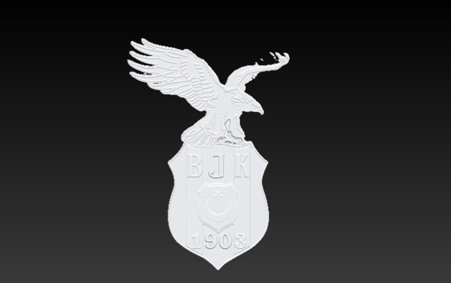 Logo Besiktas Football Club 3D model 3D printable | CGTrader